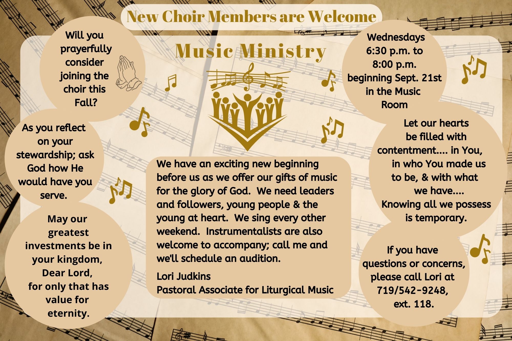 Music Ministry – Music Menus and Schedules – Christ the King Catholic ...