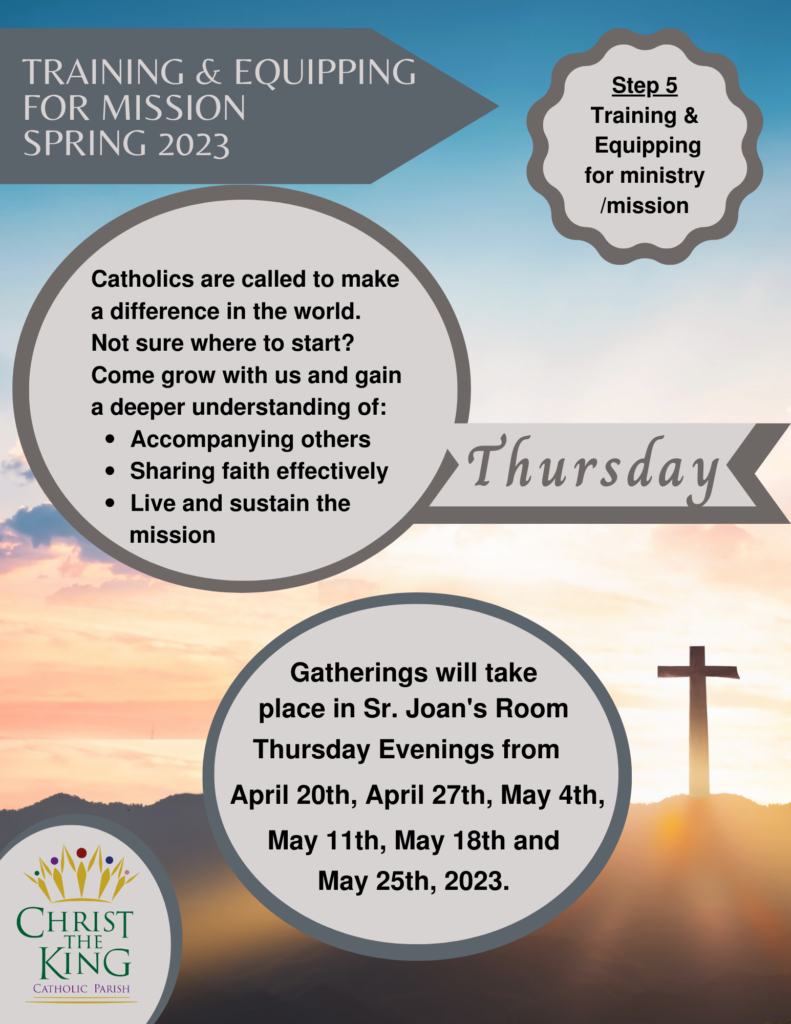 The Discipleship Pathway – Christ the King Catholic Parish