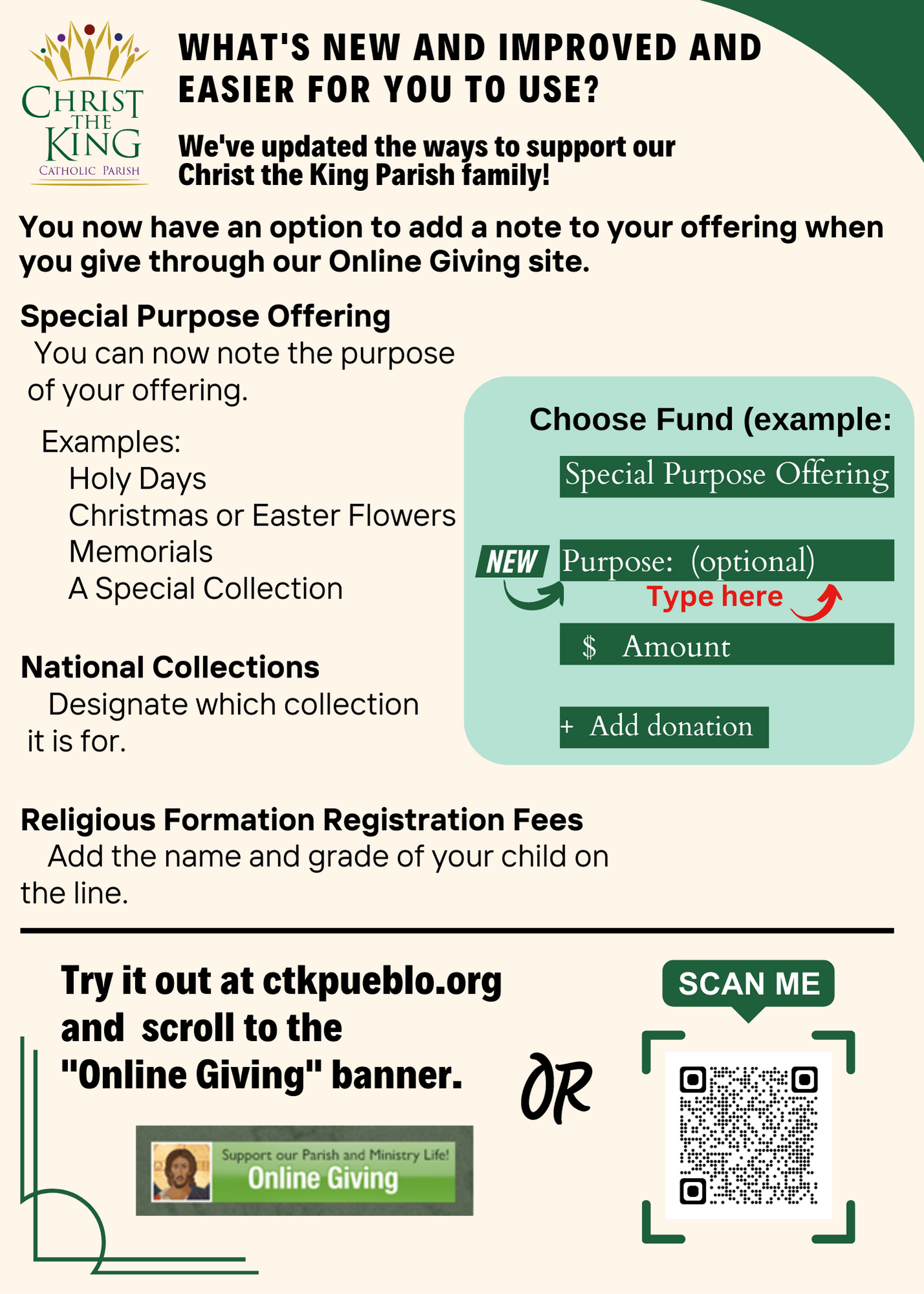 Online Giving – Christ the King Catholic Parish